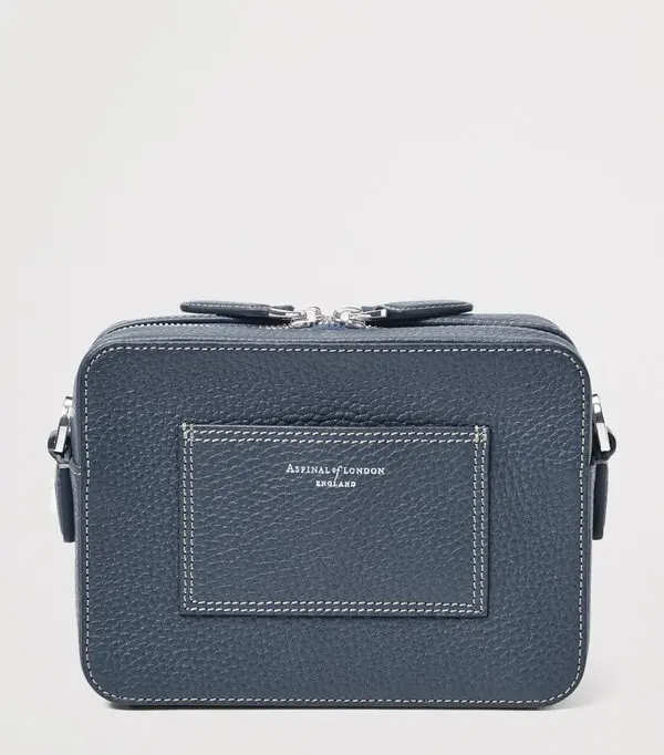ASPINAL OF LONDON Leather Union Flag Camera Bag