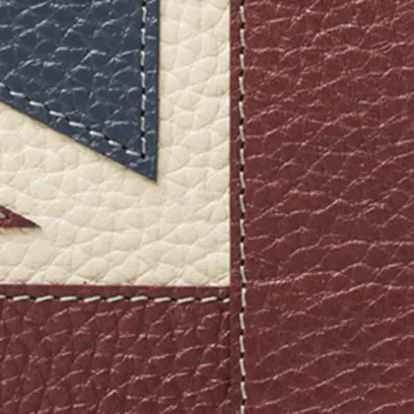 ASPINAL OF LONDON Leather Union Flag Camera Bag