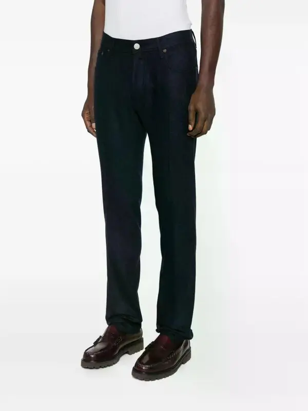 Jacob Cohen Wool Trousers - Blue