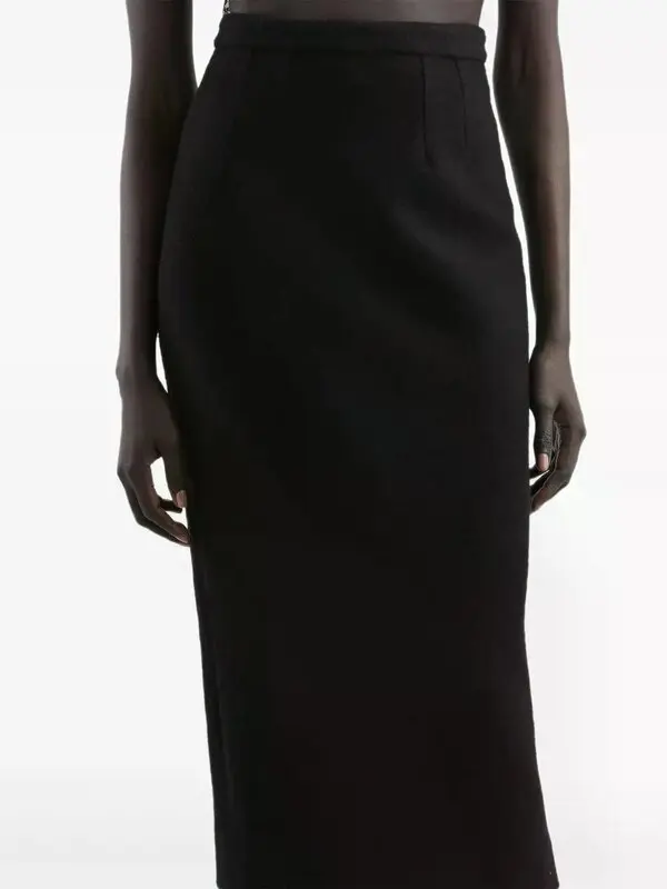 Dolce & Gabbana Wool Midi Skirt