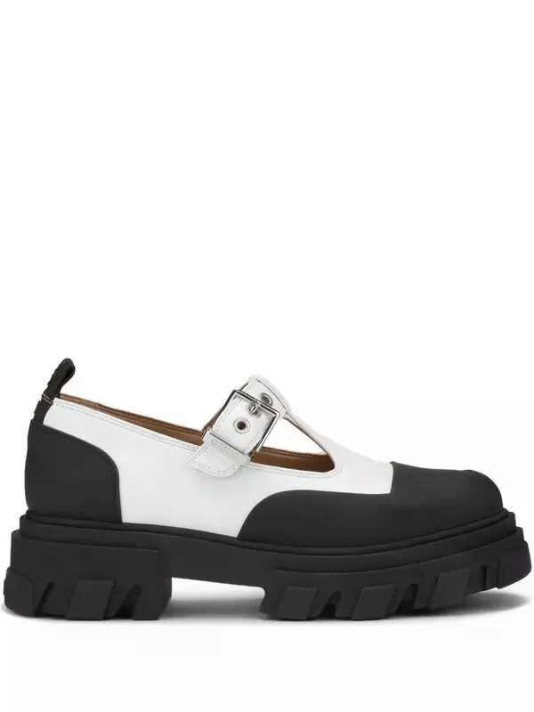 GANNI Buckle-fastening Platform Loafers