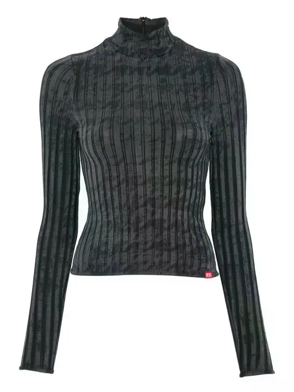 DIESEL® Ribbed High-neck Top