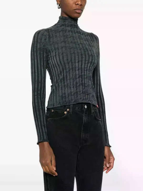 DIESEL® Ribbed High-neck Top