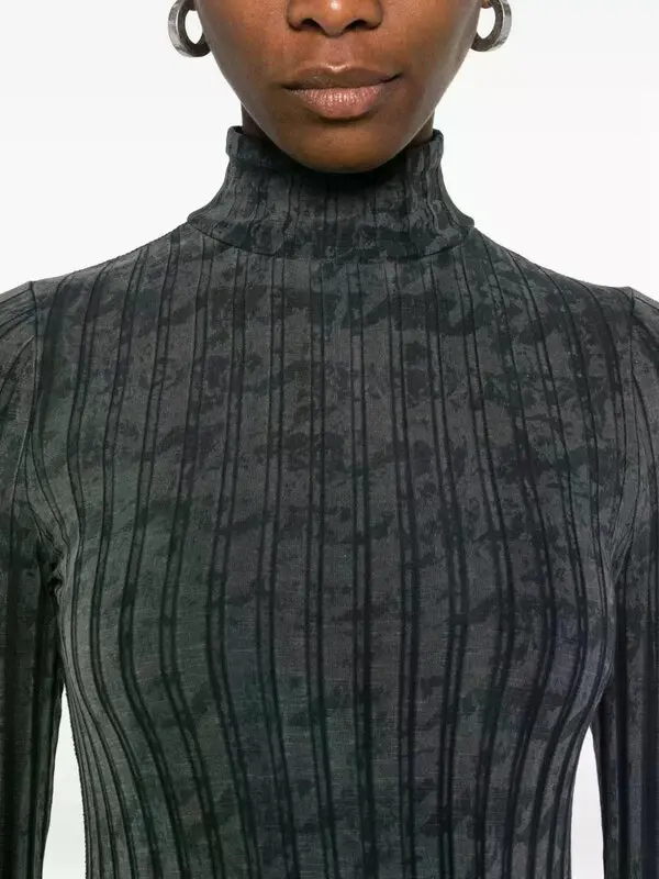 DIESEL® Ribbed High-neck Top
