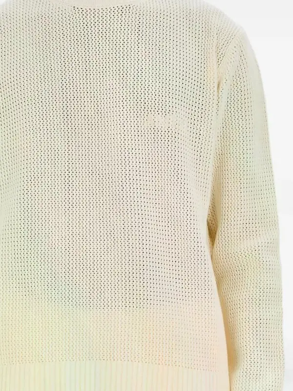 Amiri Waffle-knit Crew-neck Pullover