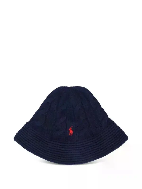 Polo Ralph Lauren Cable-knit Bucket Hat - Blue