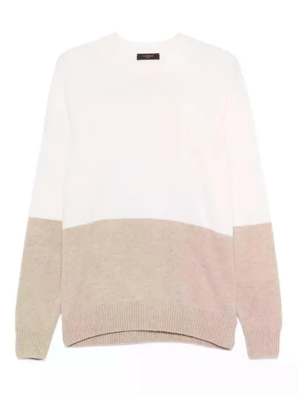 ZANONE Colour-block Virgin Wool Sweater