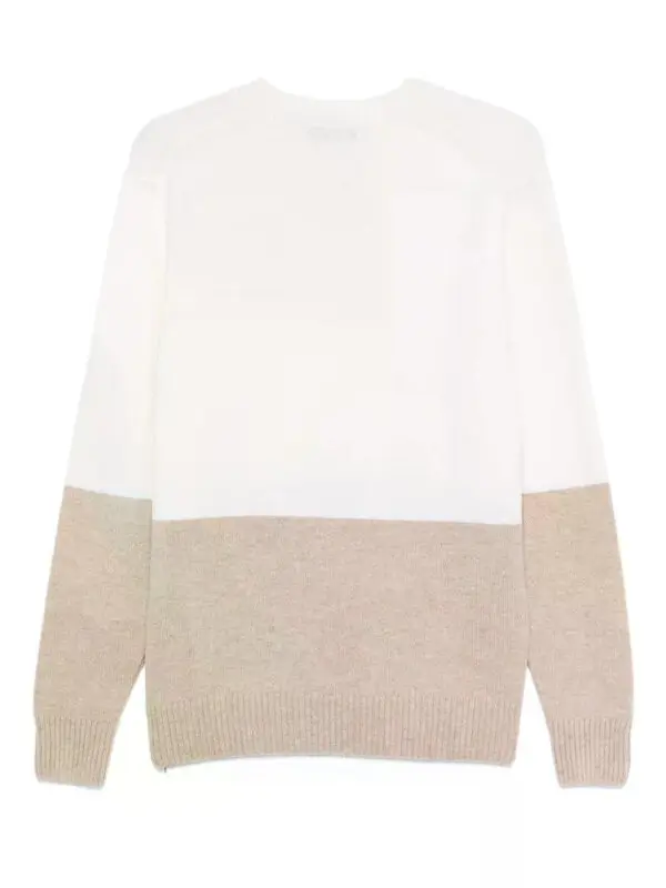 ZANONE Colour-block Virgin Wool Sweater
