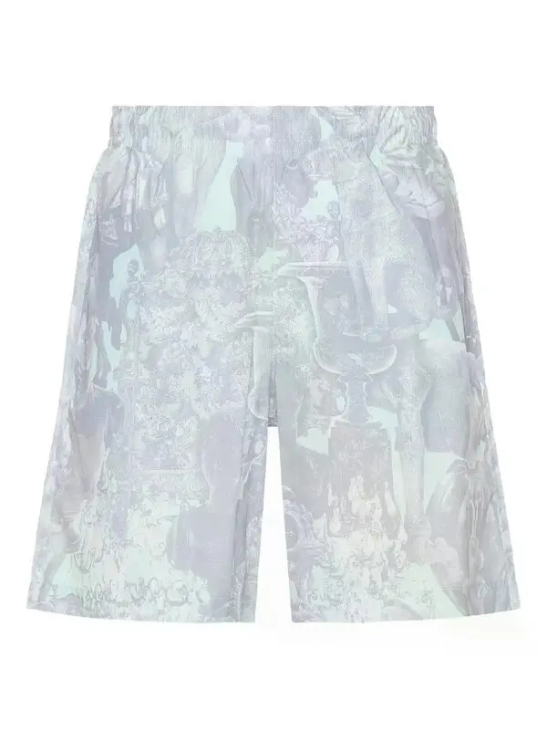 Givenchy Statue-print Swim Shorts