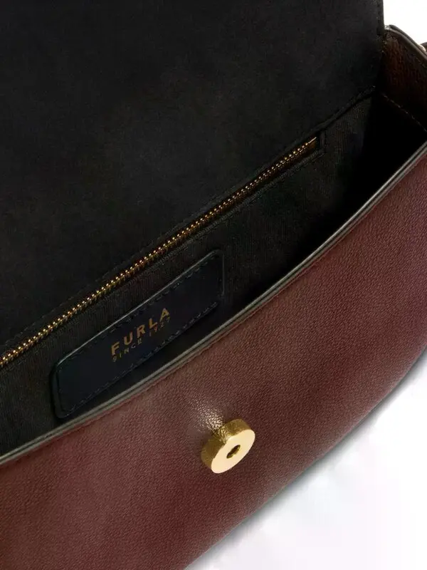 Furla Small Moonlight Cross Body Bag - Brown