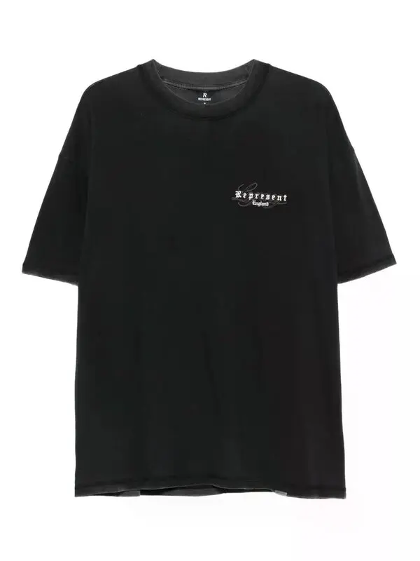 REPRESENT Embroidered-logo T-shirt