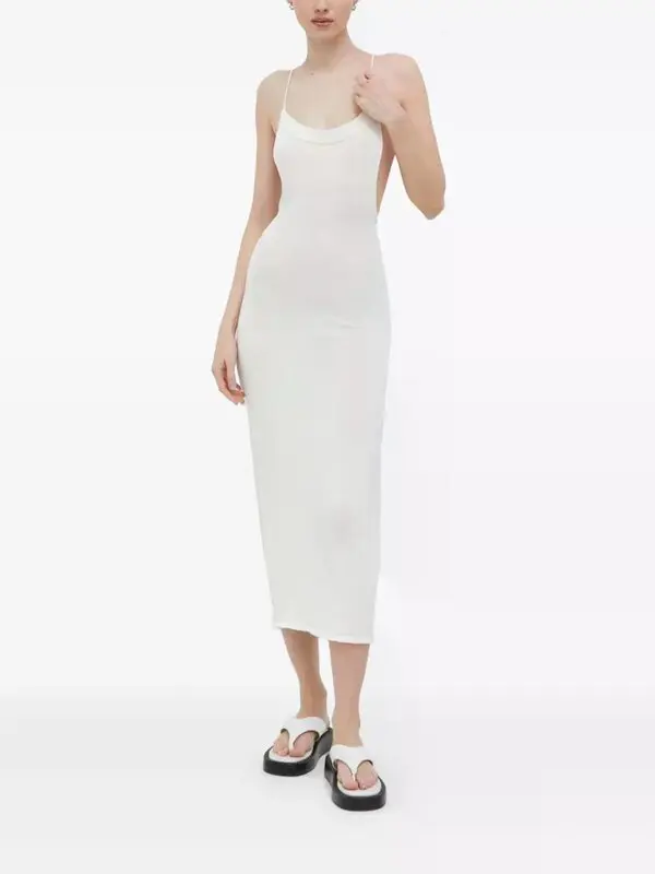 ALOHAS Open-back Midi Dress