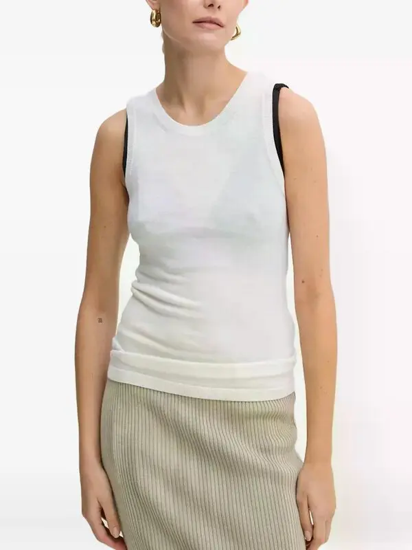 AERON Round-neck Sleeveless Top