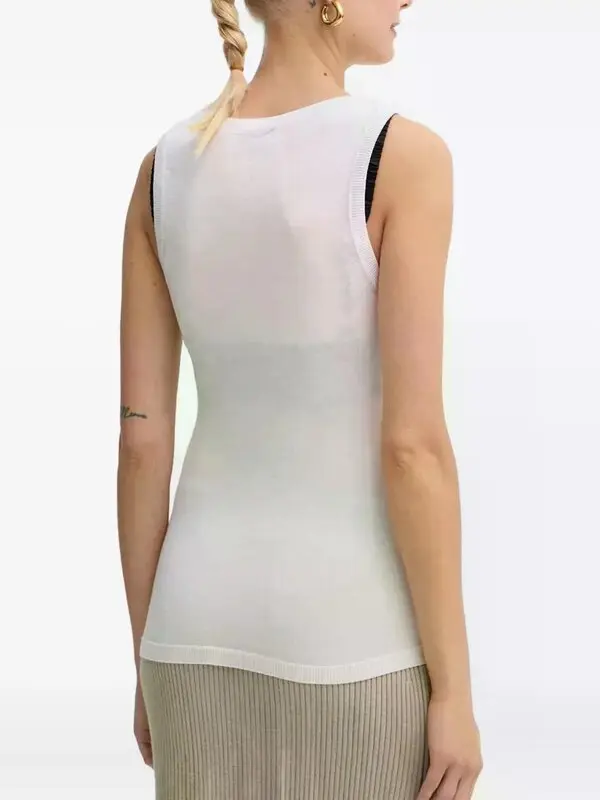 AERON Round-neck Sleeveless Top