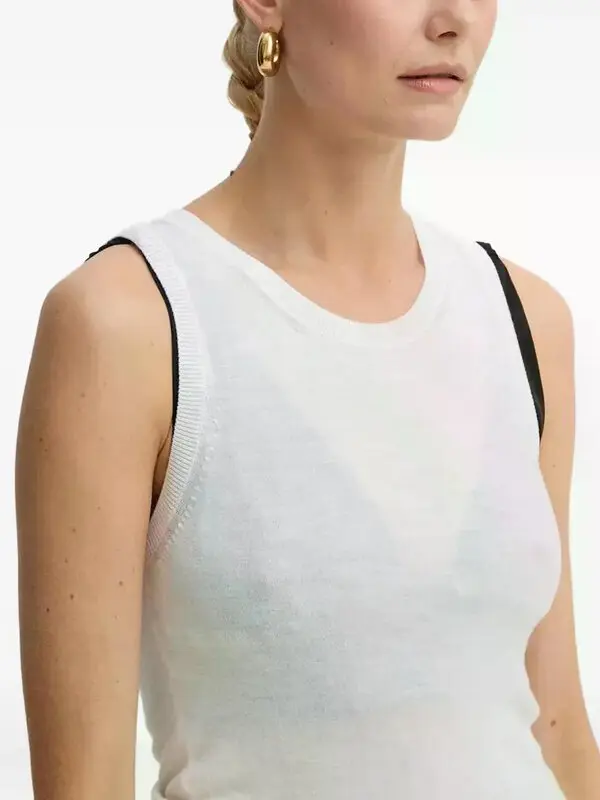 AERON Round-neck Sleeveless Top