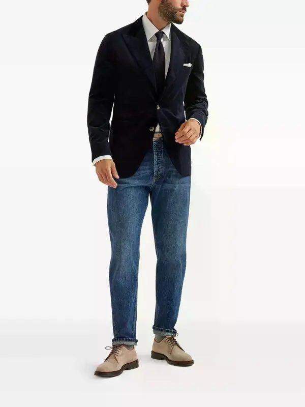 Brunello Cucinelli Velvet Two-button Blazer