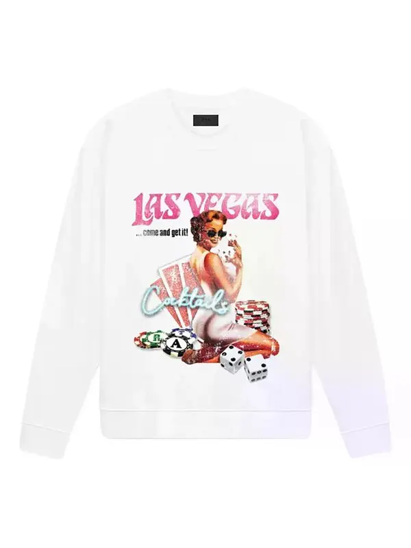 RtA Las Vegas Cocktails Sweatshirt - White