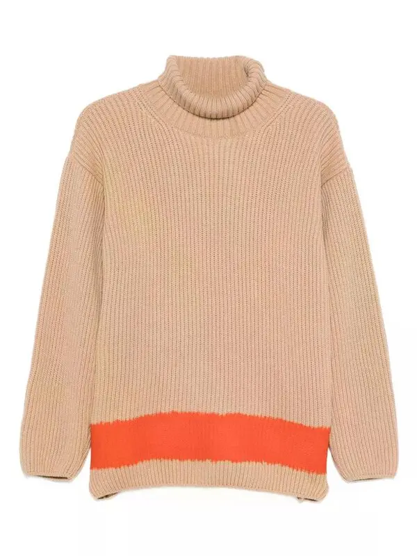MSGM High-neck Striped Sweater