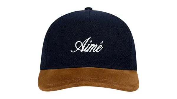 Aimé Leon Dore Suede Brim Country Cap - Navy Blue