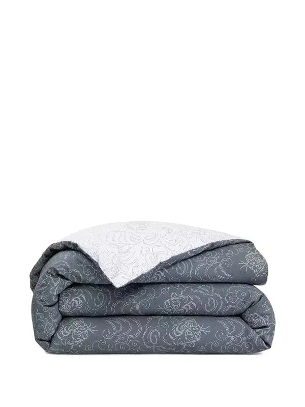 Kenzo Tiger-print Duvet Set - Grey