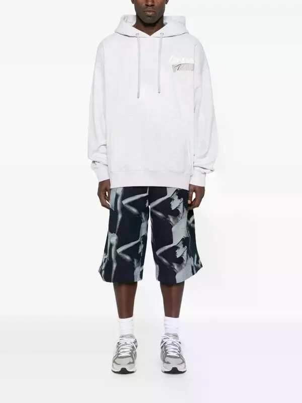 Off-White Logo-print Hooded Sweatshirt