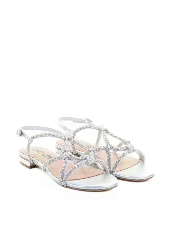 BIBI LOU Liv Crystal-embellished Flat Sandals