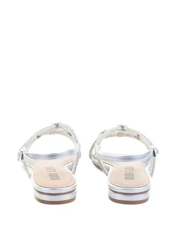 BIBI LOU Liv Crystal-embellished Flat Sandals