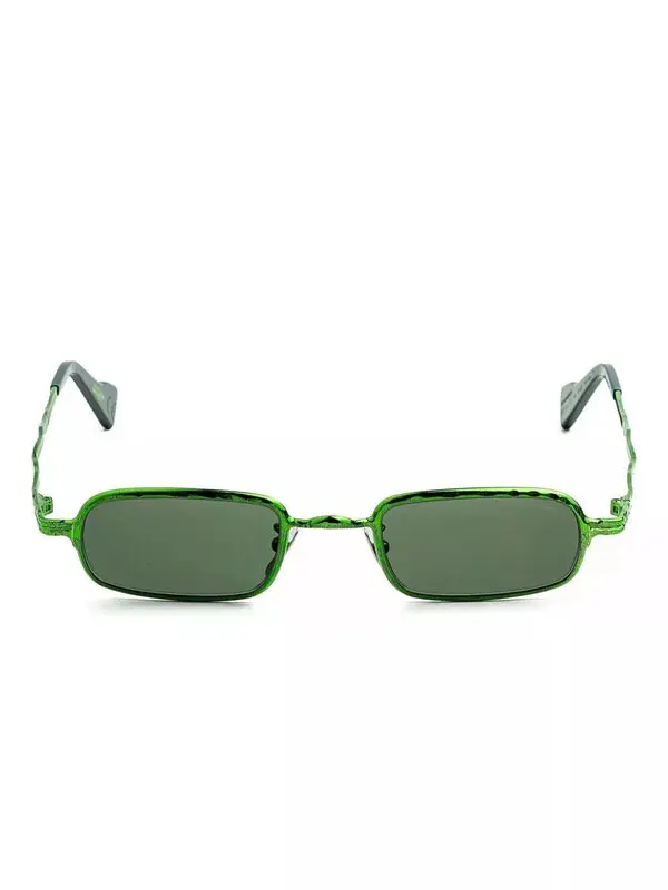 KUBORAUM Z18 Rectangle-frame Sunglasses - Green