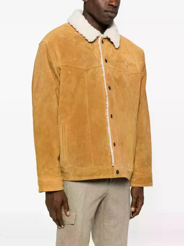 LEVI'S Shearling-collar Suede Jacket