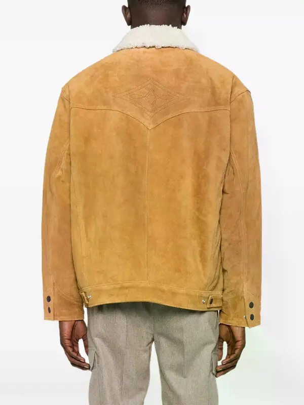 LEVI'S Shearling-collar Suede Jacket