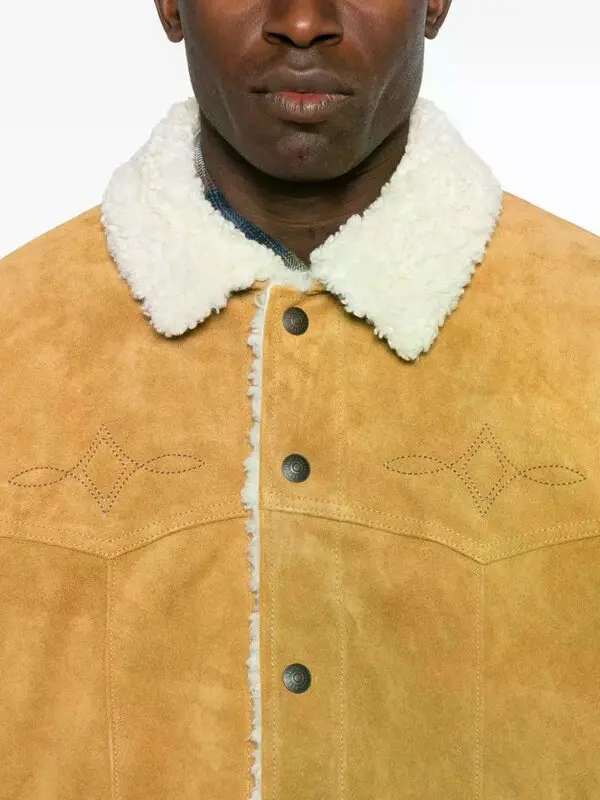 LEVI'S Shearling-collar Suede Jacket
