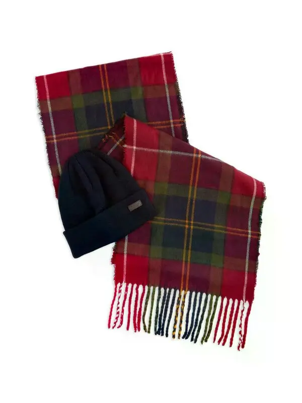 Barbour Tartan Scarf - Red