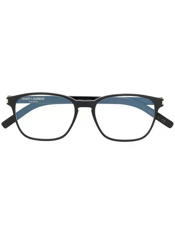 Saint Laurent Square Frame Glasses - Black