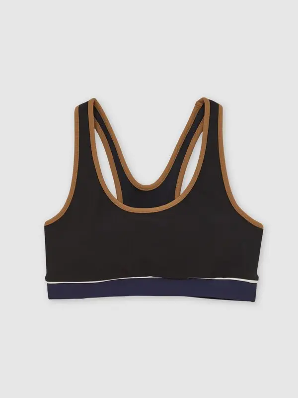 The Upside Colour-block Racerback Bra