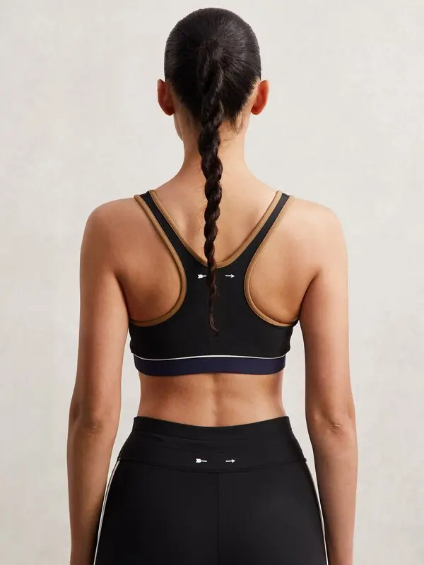 The Upside Colour-block Racerback Bra