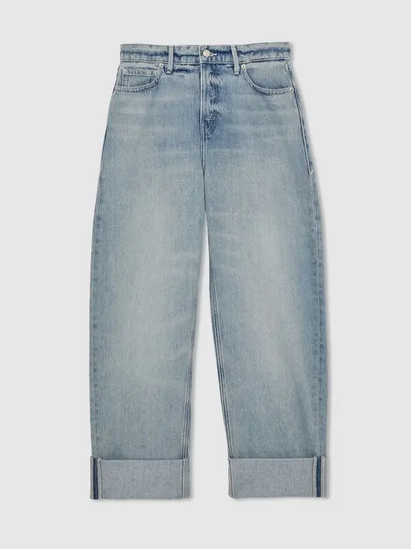 Good American Relaxed Barrel Jeans