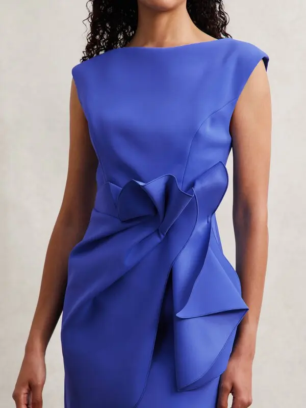 Acler Lamberton Mini Dress - Blue