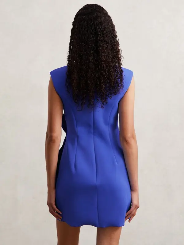Acler Lamberton Mini Dress - Blue
