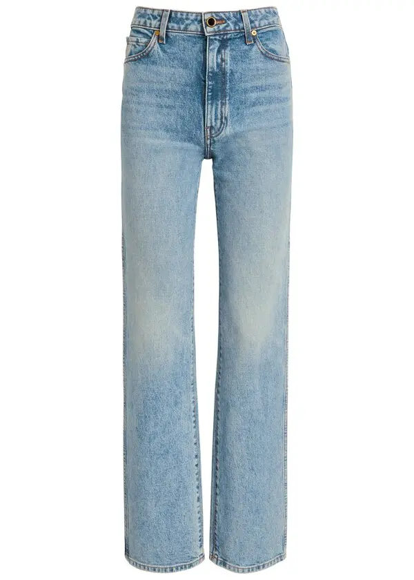 Khaite Danielle Straight-leg Jeans - Denim