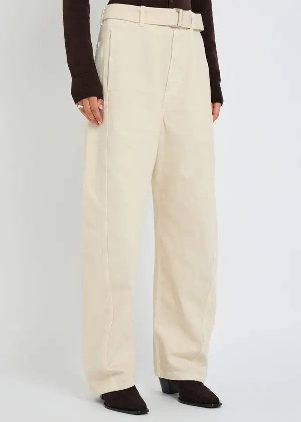 LEMAIRE Twisted Belted Denim Trousers
