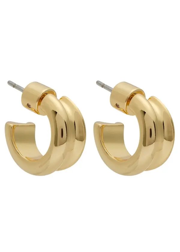 Jenny Bird Mini Lennon Hoop Earrings - Gold