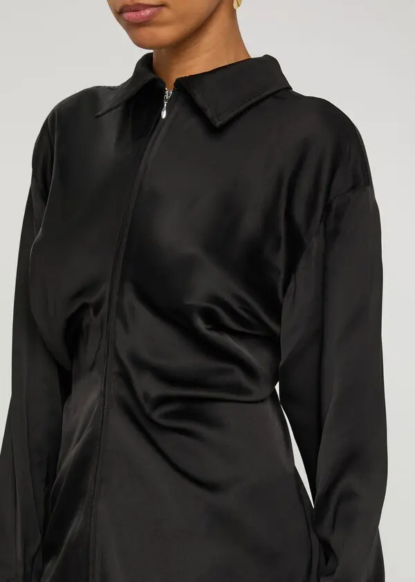 TOTEME Draped Satin Shirt