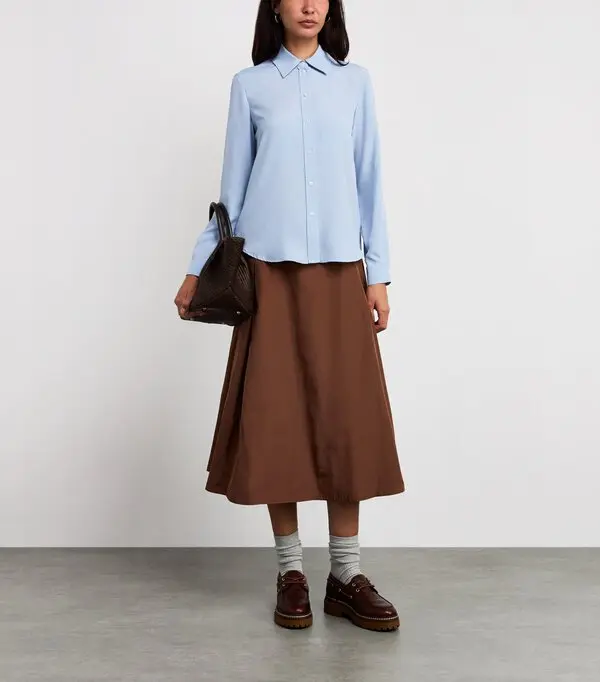 Max & Co. Crepe Collared Blouse
