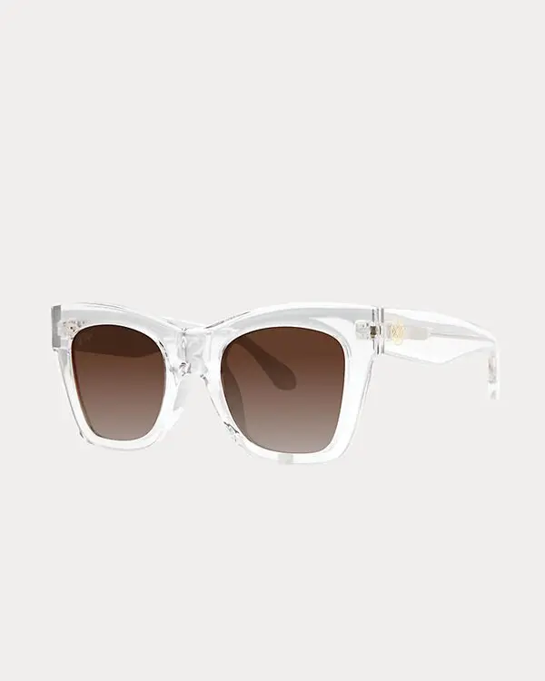 LILLY PULITZER Tropic Isle Sunglasses - Crystal Clear