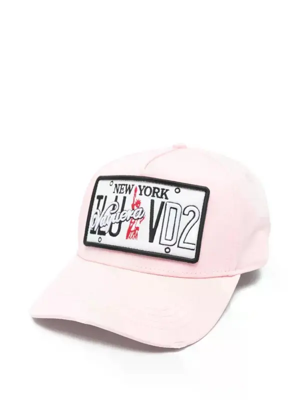 Dsquared2 New York-patch Baseball Cap - Pink