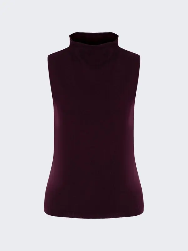 Zeynep Arçay Sleeveless Cashmere Top - Red