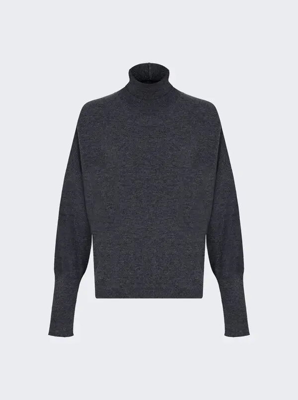 Zeynep Arçay Backless Wool-cashmere Jumper - Grey