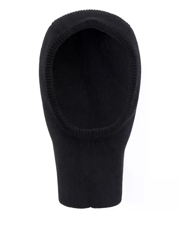 MARINE SERRE Wool Balaclava - Black