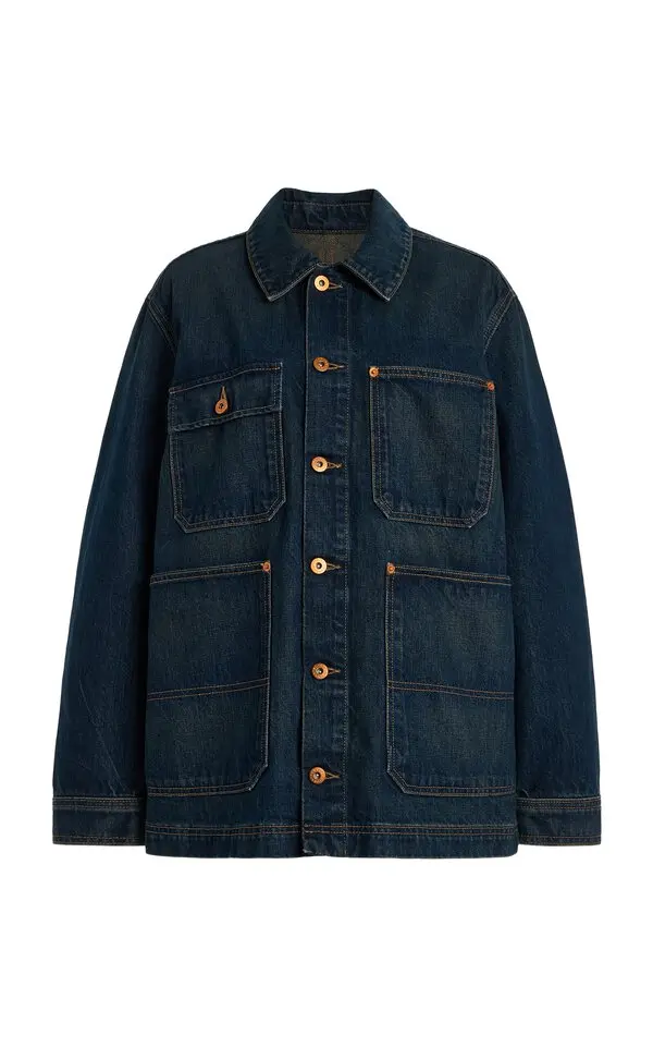 SLVRLAKE Denim Chore Jacket - Dark Wash