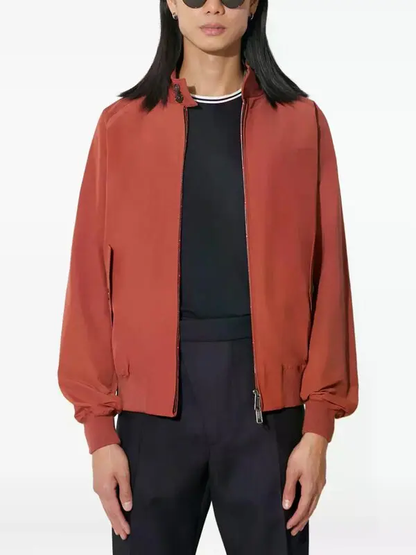 BARACUTA G4 Cloth Zip-front Bomber Jacket